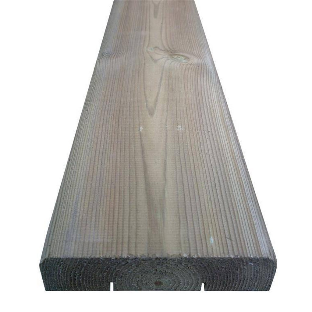 Fence Panel Capping Rail 1.9m x 145mm x 35mm for Intermediate Slotted ...