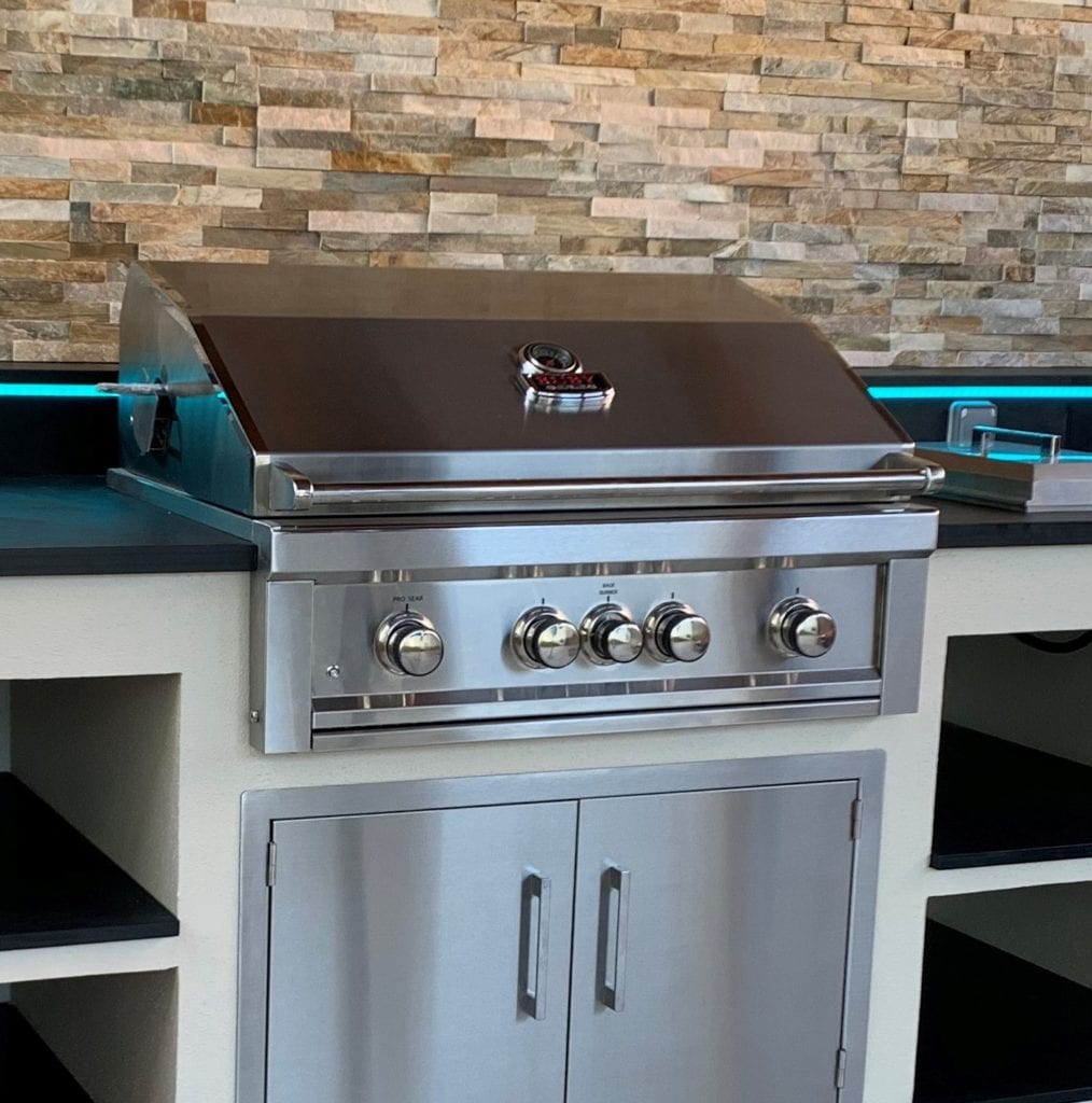 Sunstone Ruby Series 4 Burner Gas Barbecue Grill with Infrared