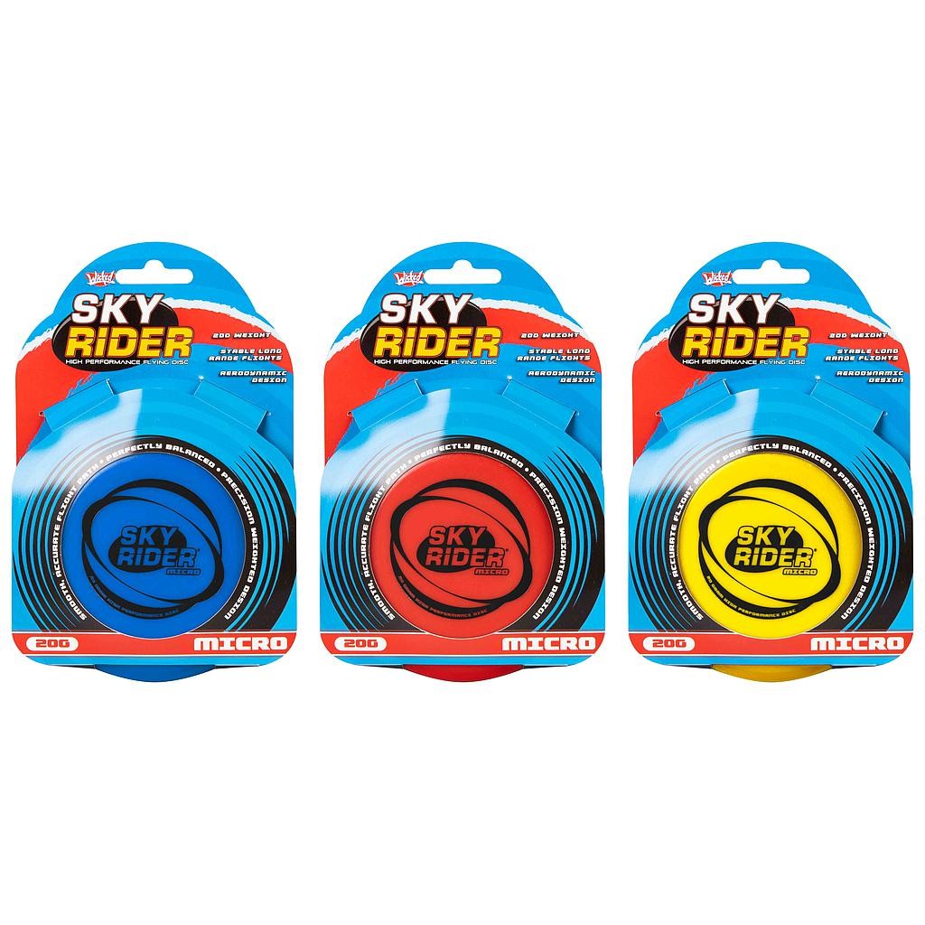 Wicked Sky Rider Micro Outdoor Frisbee - Assorted Colours